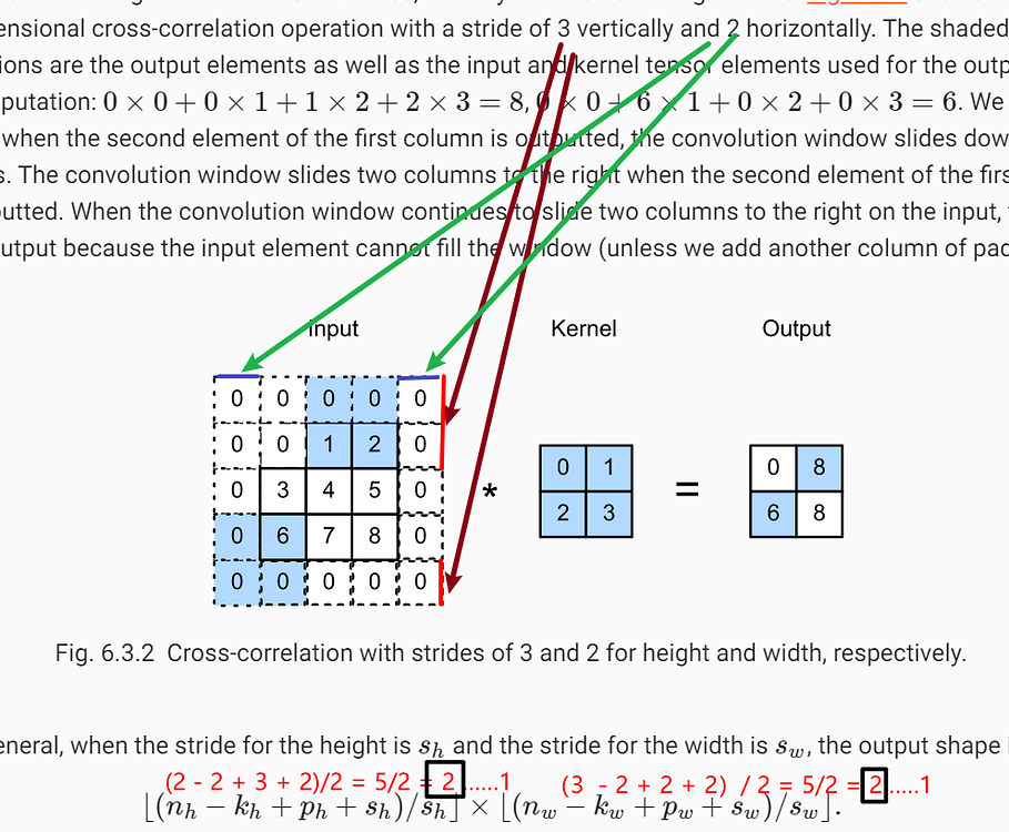 Padding and Stride - pytorch - D2L Discussion
