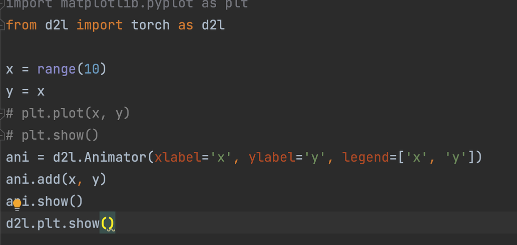 在pycharm中无法显示动图 - pytorch - D2L Discussion