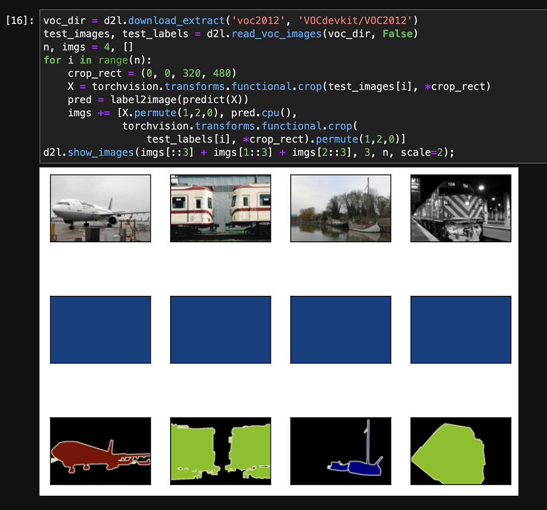 全卷积网络（FCN） - pytorch - D2L Discussion