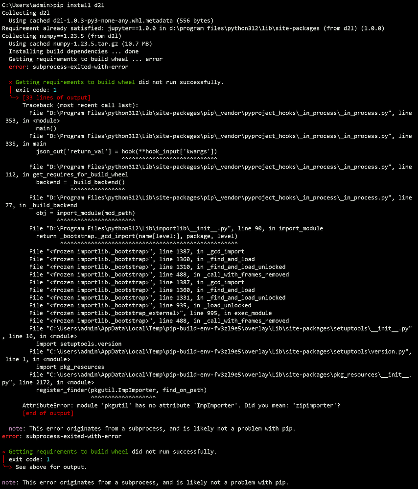 安装 - #132 by dabuliukou - pytorch - D2L Discussion